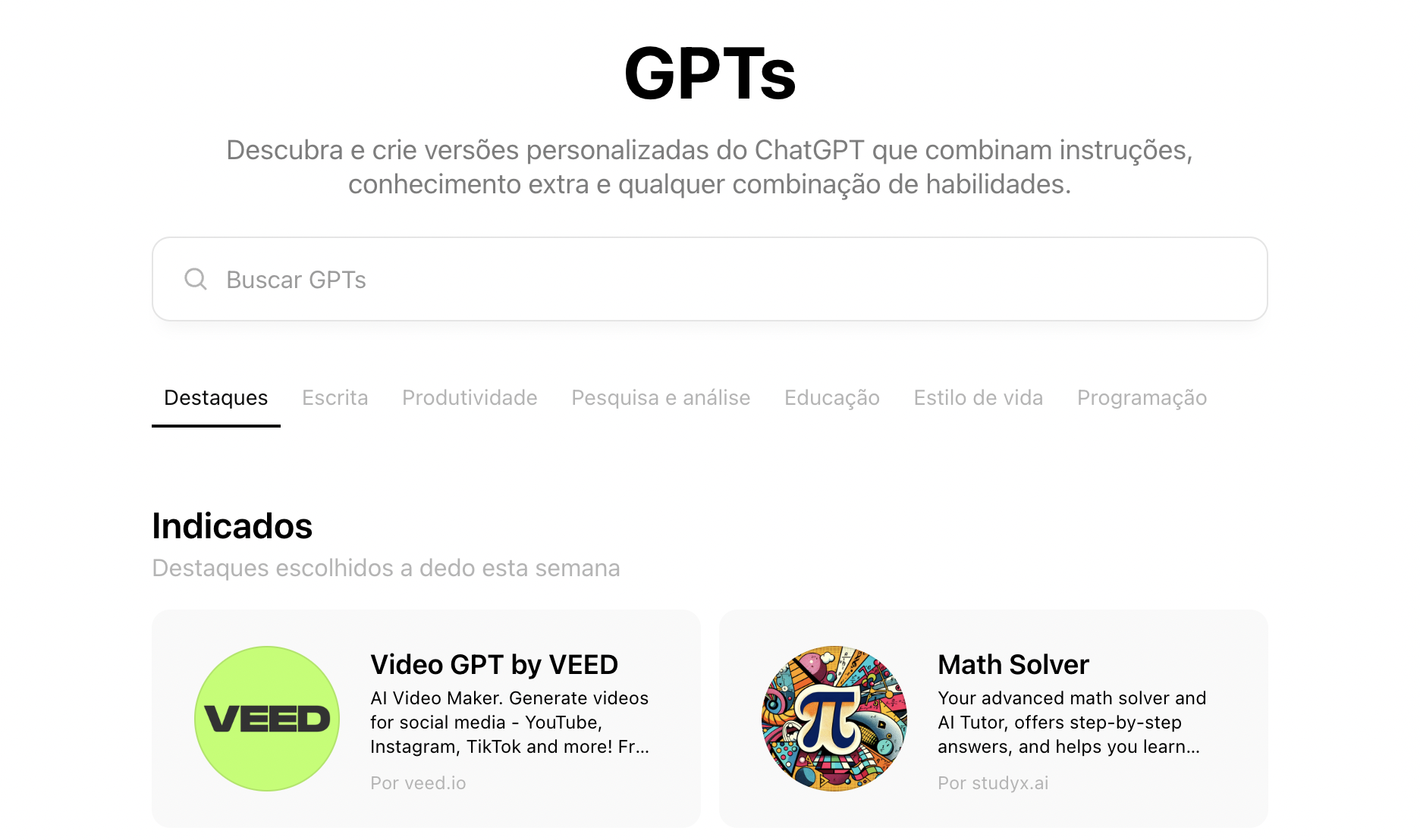 GPT-4 e seus GPTs personalizados - Blog